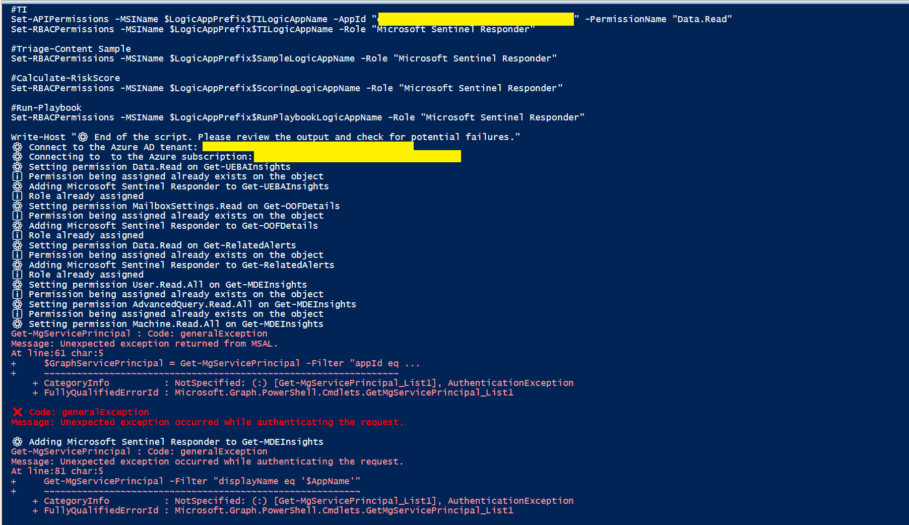 [BUG] Issues when deploying Grant Permissions script · Issue #416 · briandelmsft ...
