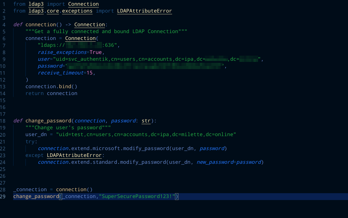 LDAP password writeback not working with FreeIPA · Issue #2820 · goauthentik/authentik · GitHub