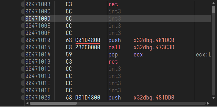 Disassembly view wraps around when scrolling up (bug) · Issue #3228 · x64dbg/x64dbg · GitHub