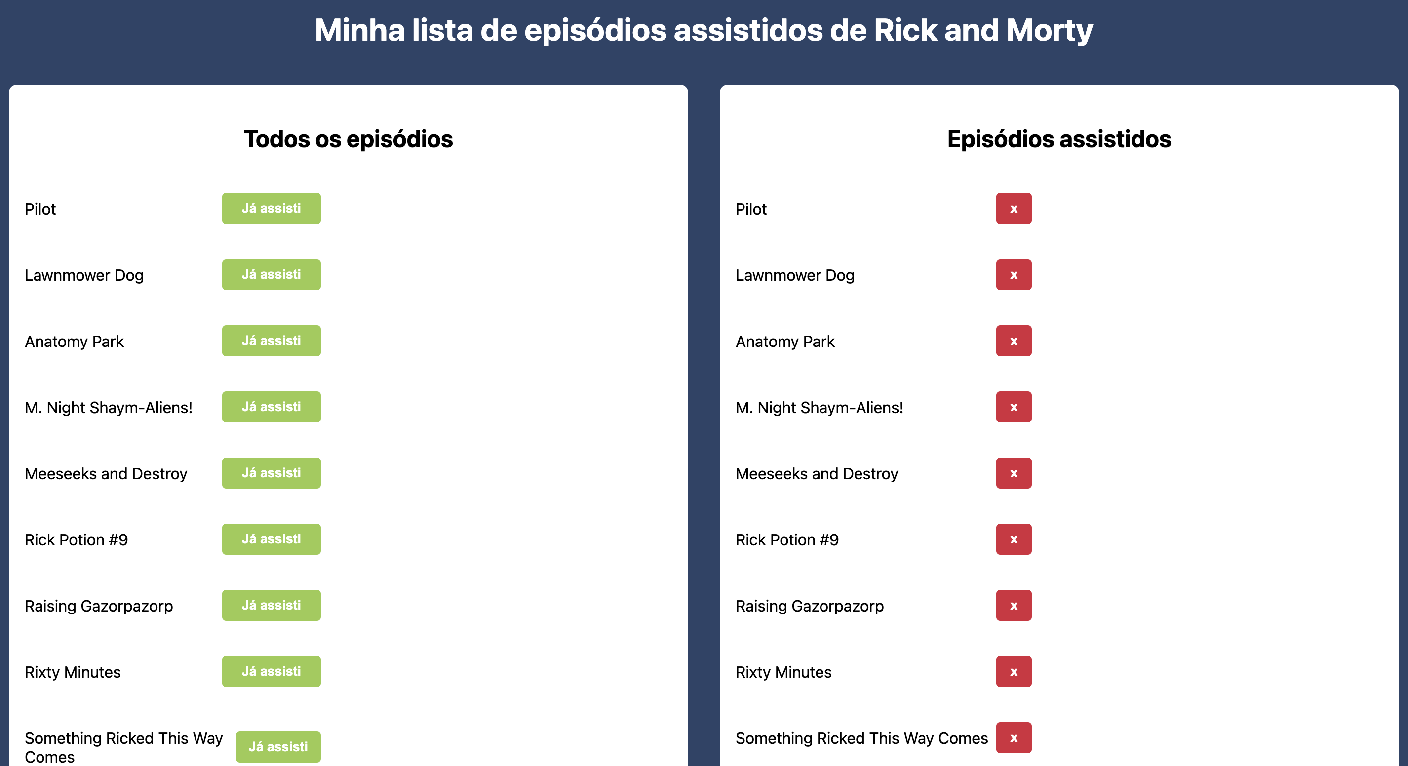 GitHub - jhunogueira/rick-and-morty: My first EVER project made using React.js about three years ...