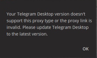 Warning "This proxy is not supported by this version" · Issue #16218 · telegramdesktop/tdesktop ...