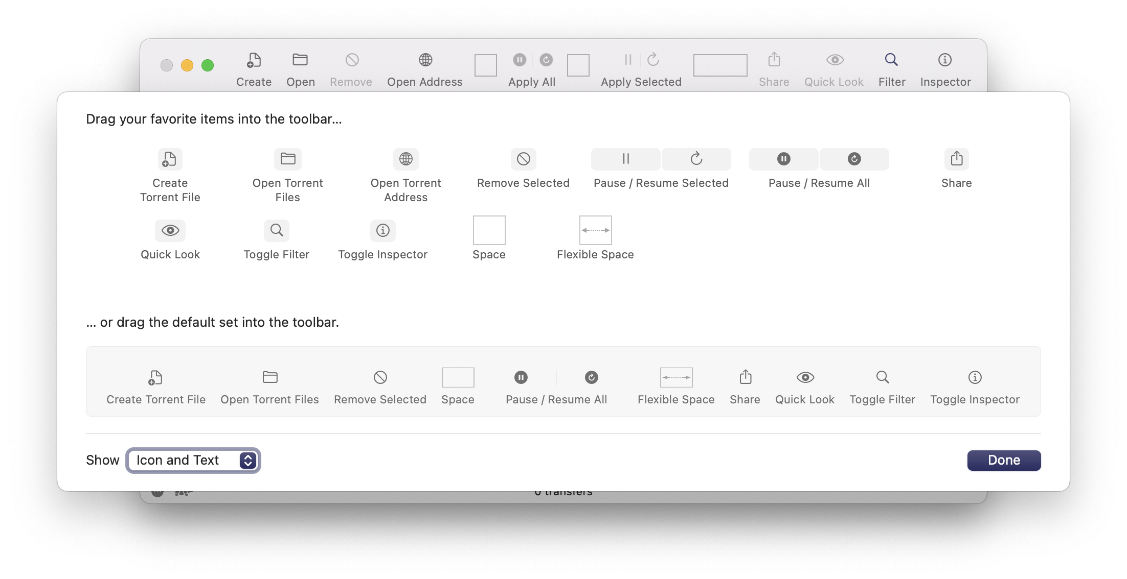 Selecting two torrent transfers and clicking pause causes all transfers ...