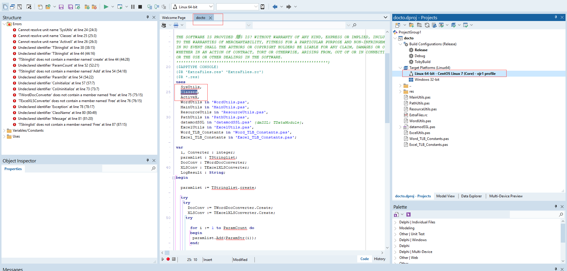 Problems About Building Project To Linux 64 Bit Centos Linux 7core · Issue 104 · Tobyadocto