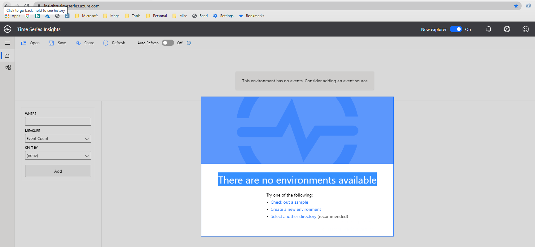 Cannot see TSI Environment · Issue #623 · Azure/Industrial-IoT · GitHub