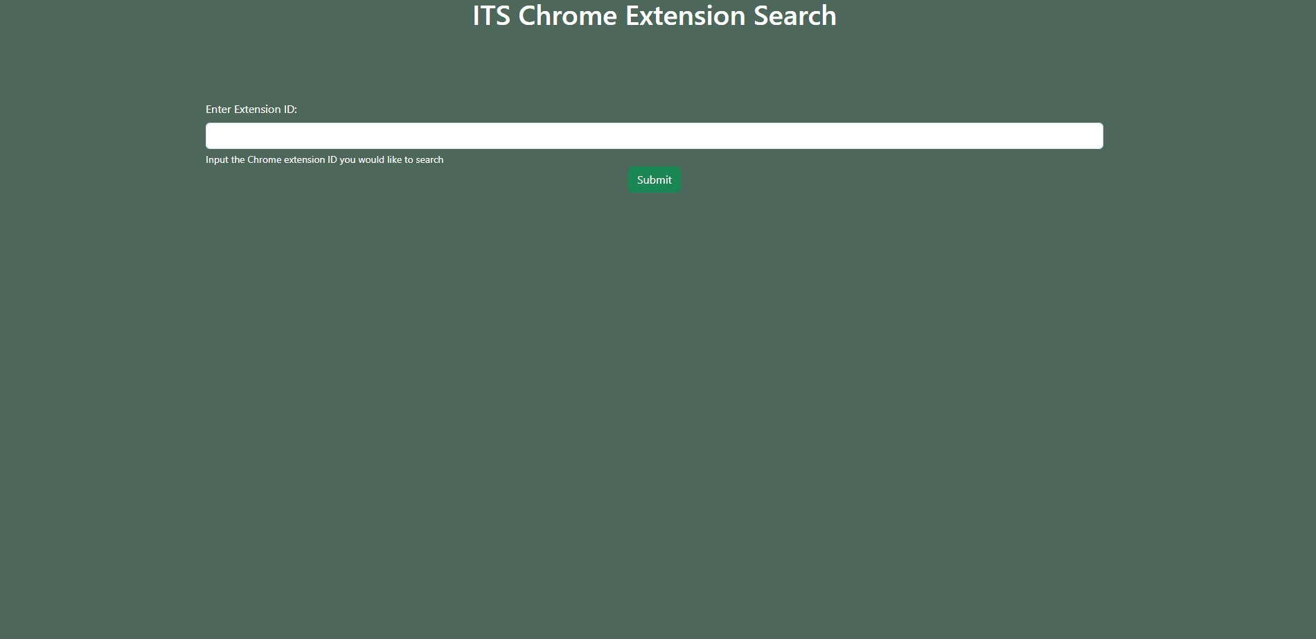 GitHub - Zeonidas/chromeExtensionIdentifier: A little helper to identify Chrome extensions