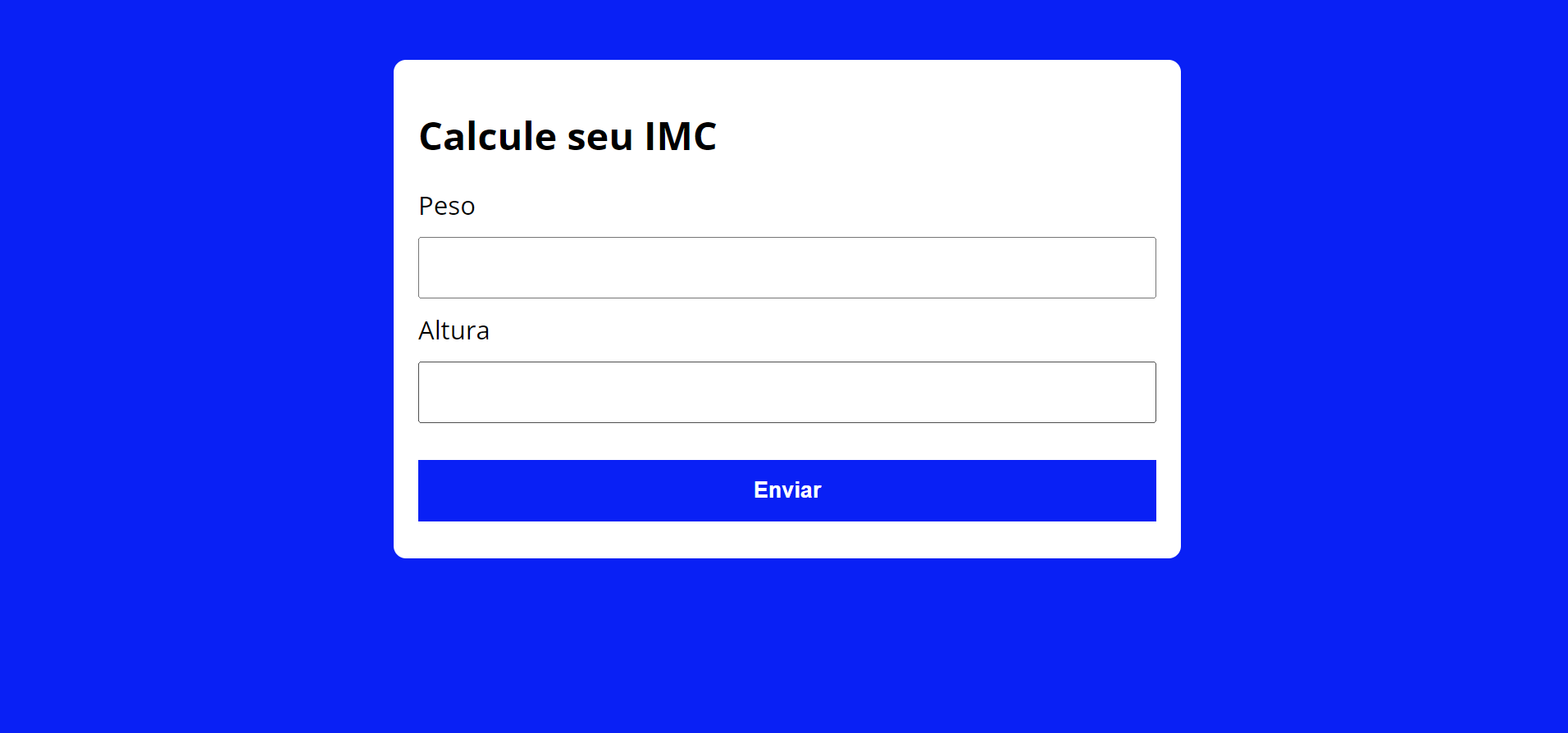 GitHub - mequelim/calculoIMC