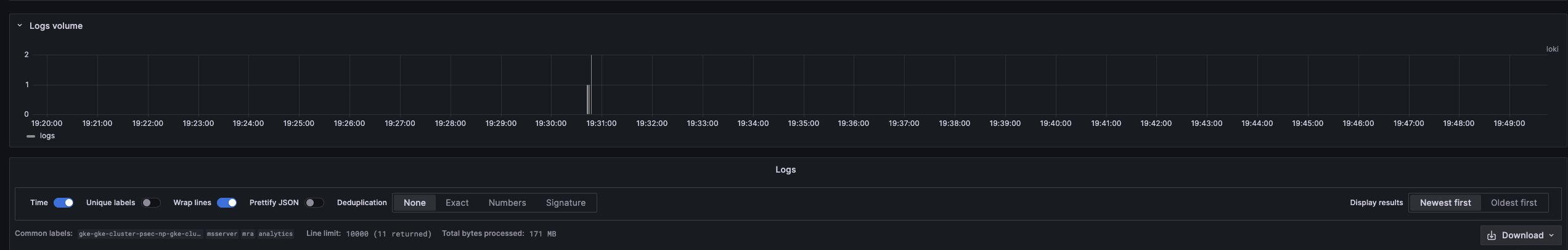 Loki Logs Not Consistently Showing Up On Query · Issue 11239 · Grafanaloki · Github