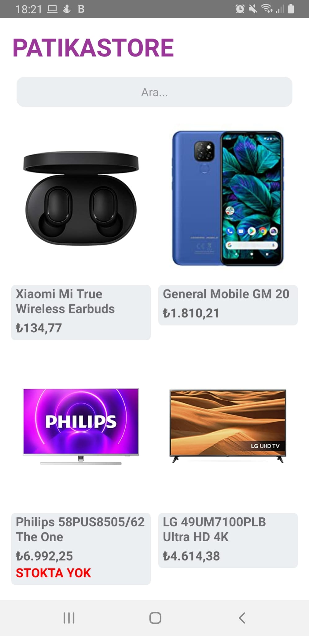 GitHub - alpagu872/patiStore: Kodluyoruz patiStore React-Native ödevi