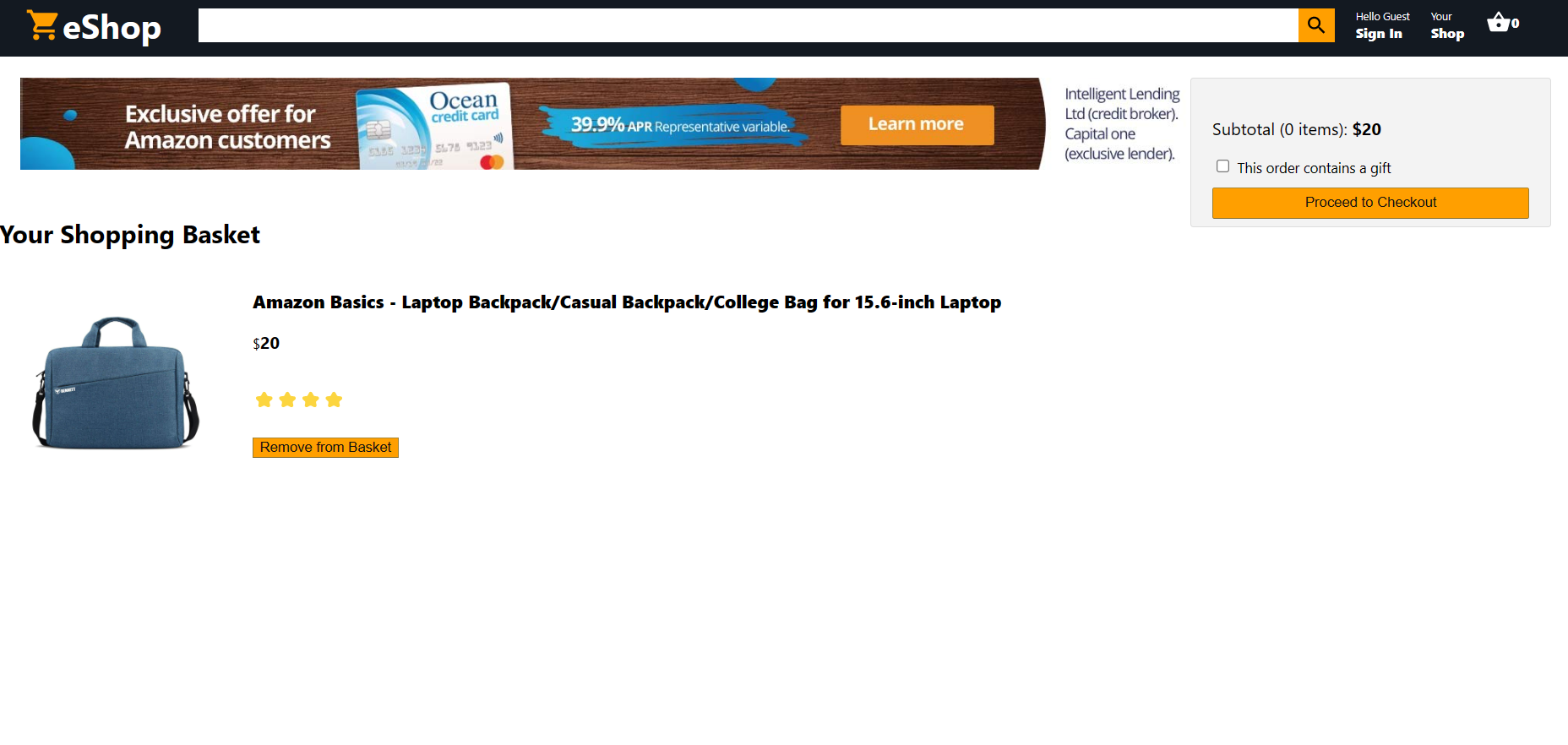 GitHub - Nikkhil797/eShop