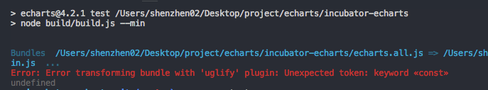 Npm Run Test 报错了 · Issue 11174 · Apacheecharts · Github