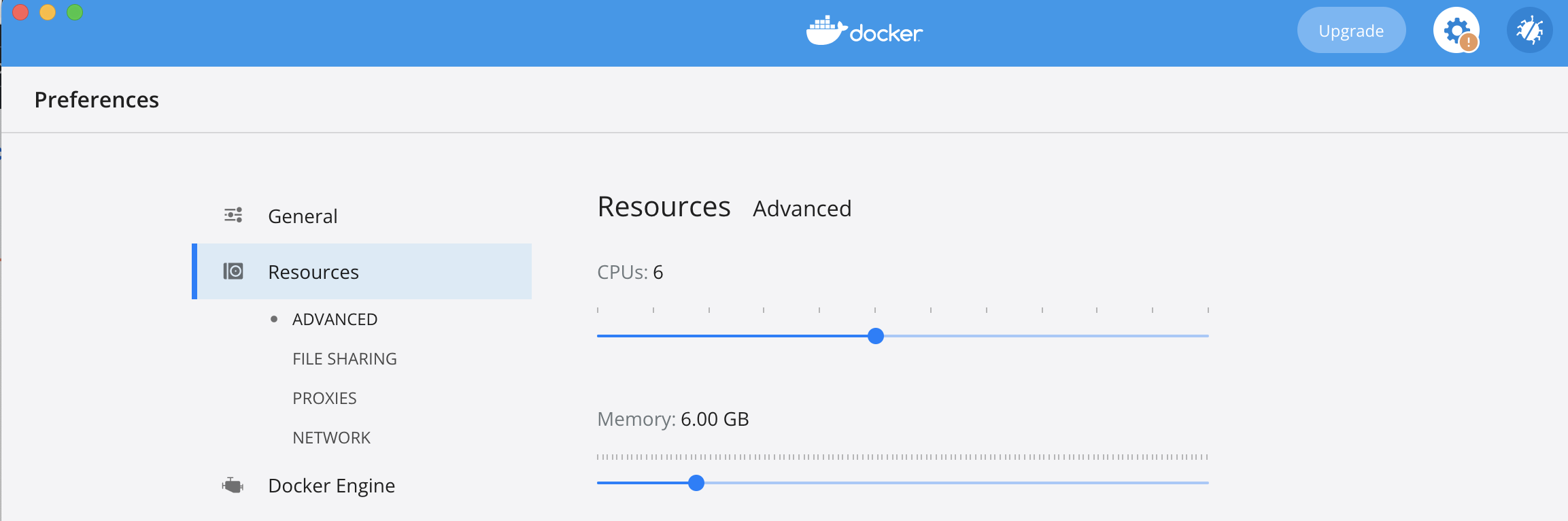 "minimum 2 GiB of memory is required" message but machine has plenty of ...
