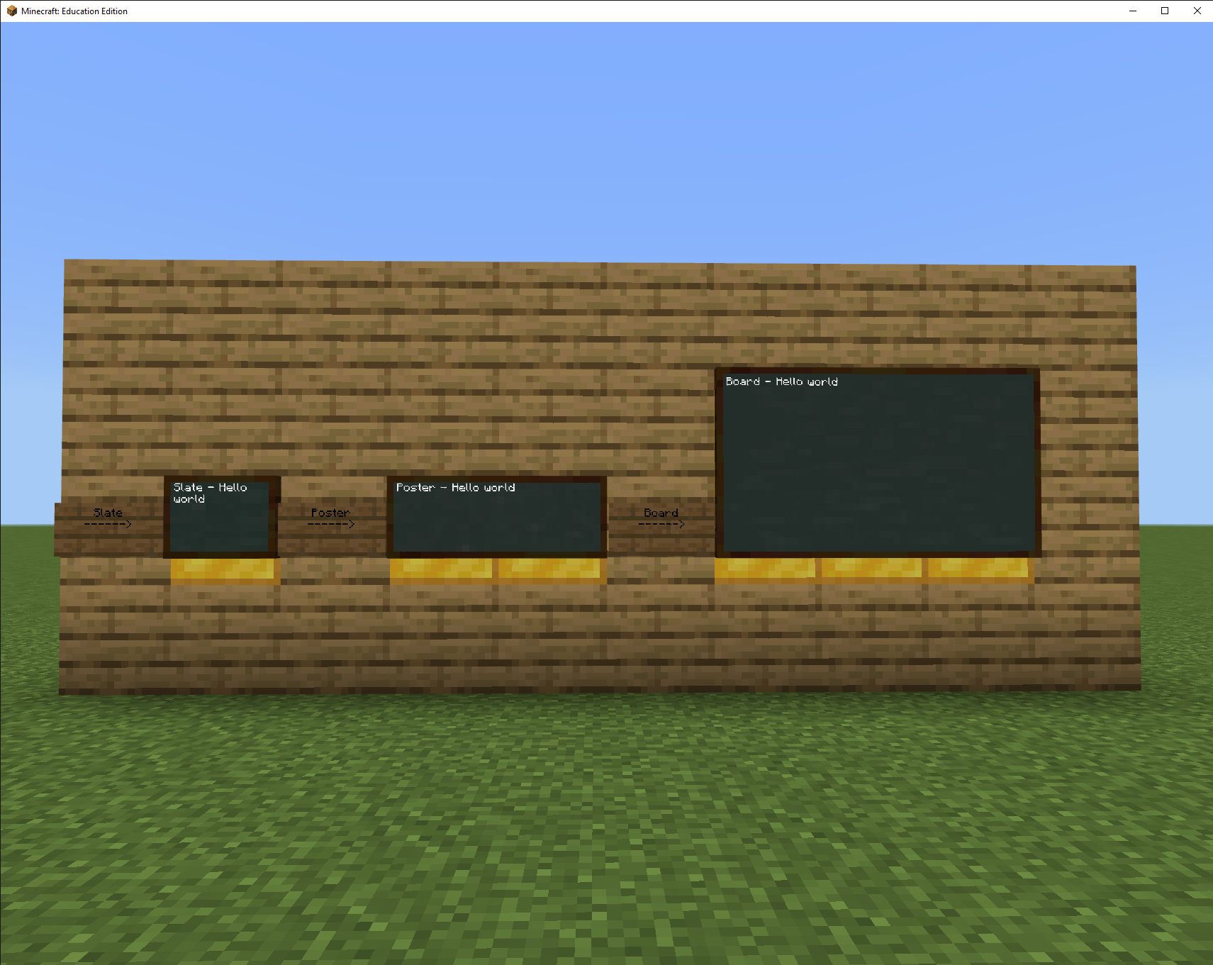 Support for Education Edition Slates, Posters and Boards · Issue #515 ...