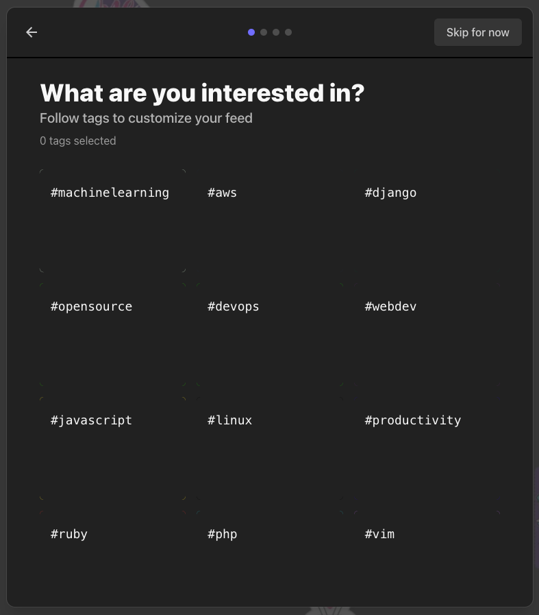 Onboarding color contrast issues when in dark mode · Issue #15286 · forem/forem · GitHub