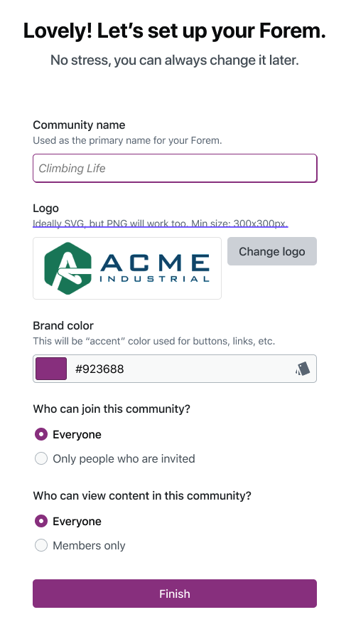 Creator Settings: Add validation for logo · Issue #15350 · forem/forem · GitHub