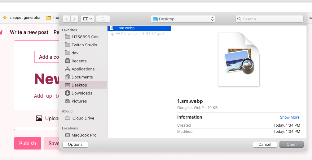 Support webp format for image upload · Issue #9118 · forem/forem · GitHub