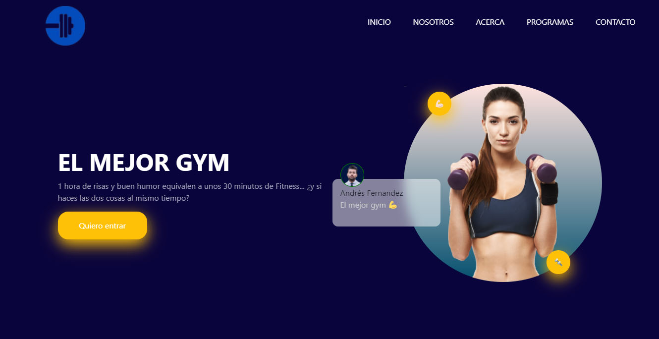 GitHub - Felipev98/GymPro: Creación de tema personalizado de WordPress