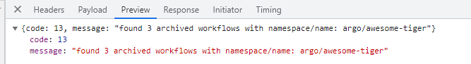 [Pre-release] UI crashes when thare are archived workflows which has same name and namespace ...