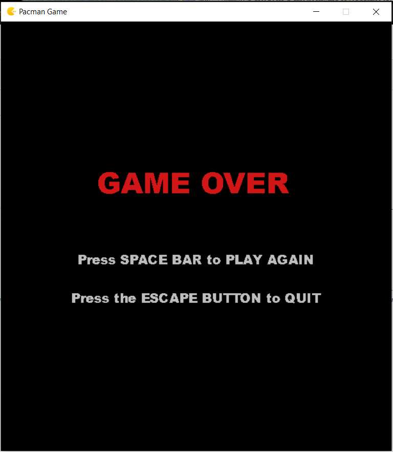 GitHub - bhumi-panchal18/Pacman-game: Pacman game implemented in python.