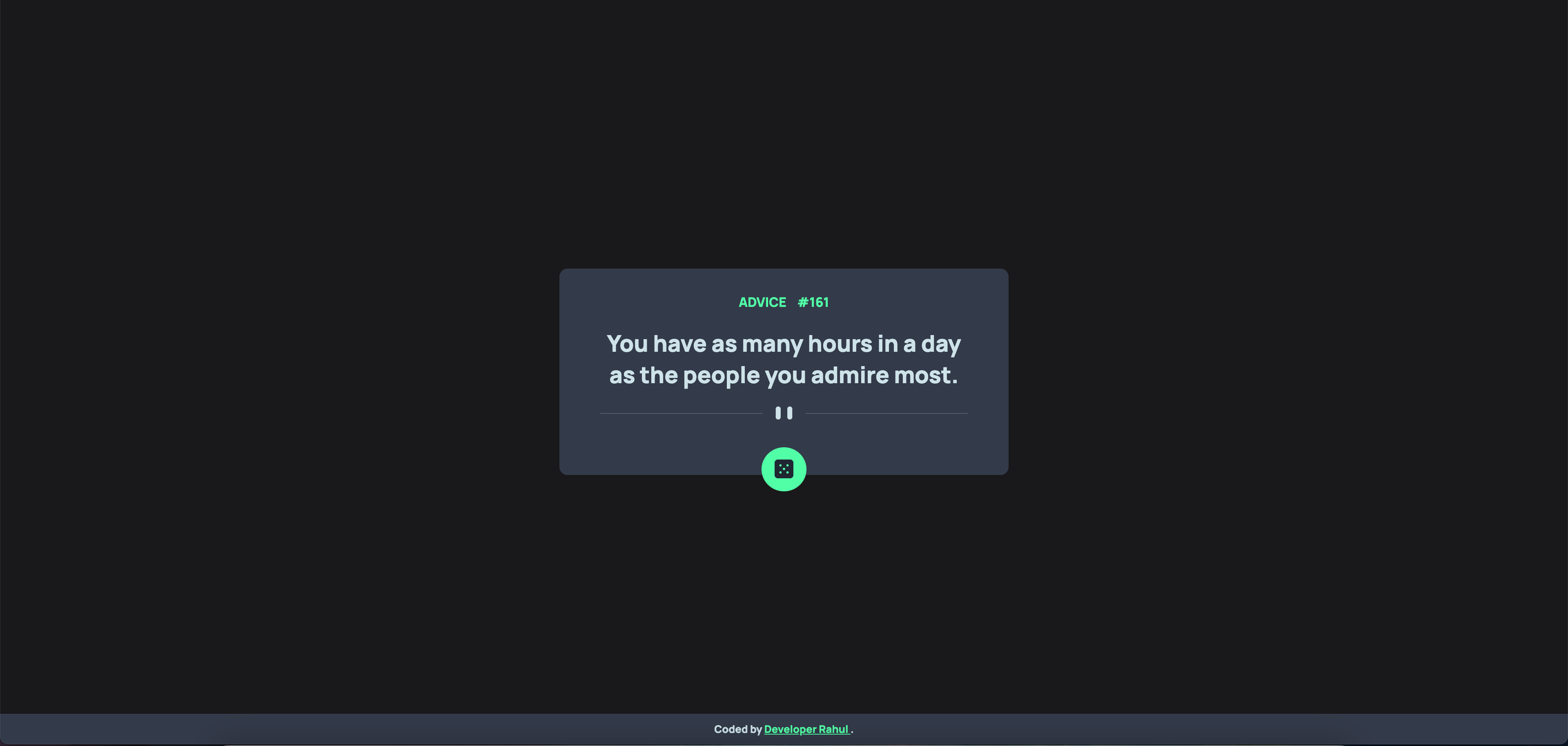 GitHub - developerrahulofficial/Advice-generator-app