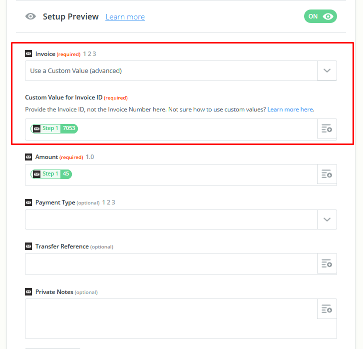 Zapier New Payment error "record does not exist" · Issue #2791 · invoiceninja/invoiceninja · GitHub