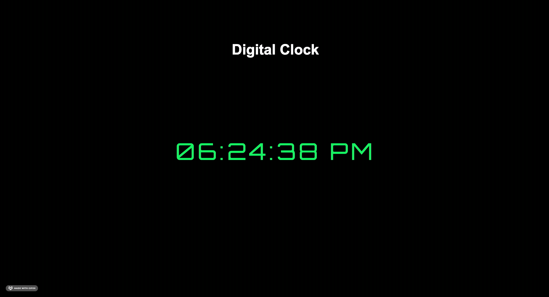 GitHub - onuralemdaroglu/digitalclock: This project was inspired by Aaron Farrar 's "Digital ...