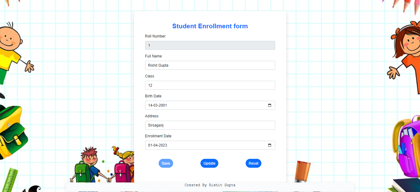 GitHub - rishit-gupta/StudentEnrollment.github.io