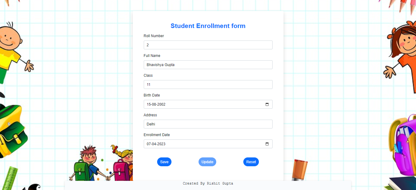GitHub - rishit-gupta/StudentEnrollment.github.io