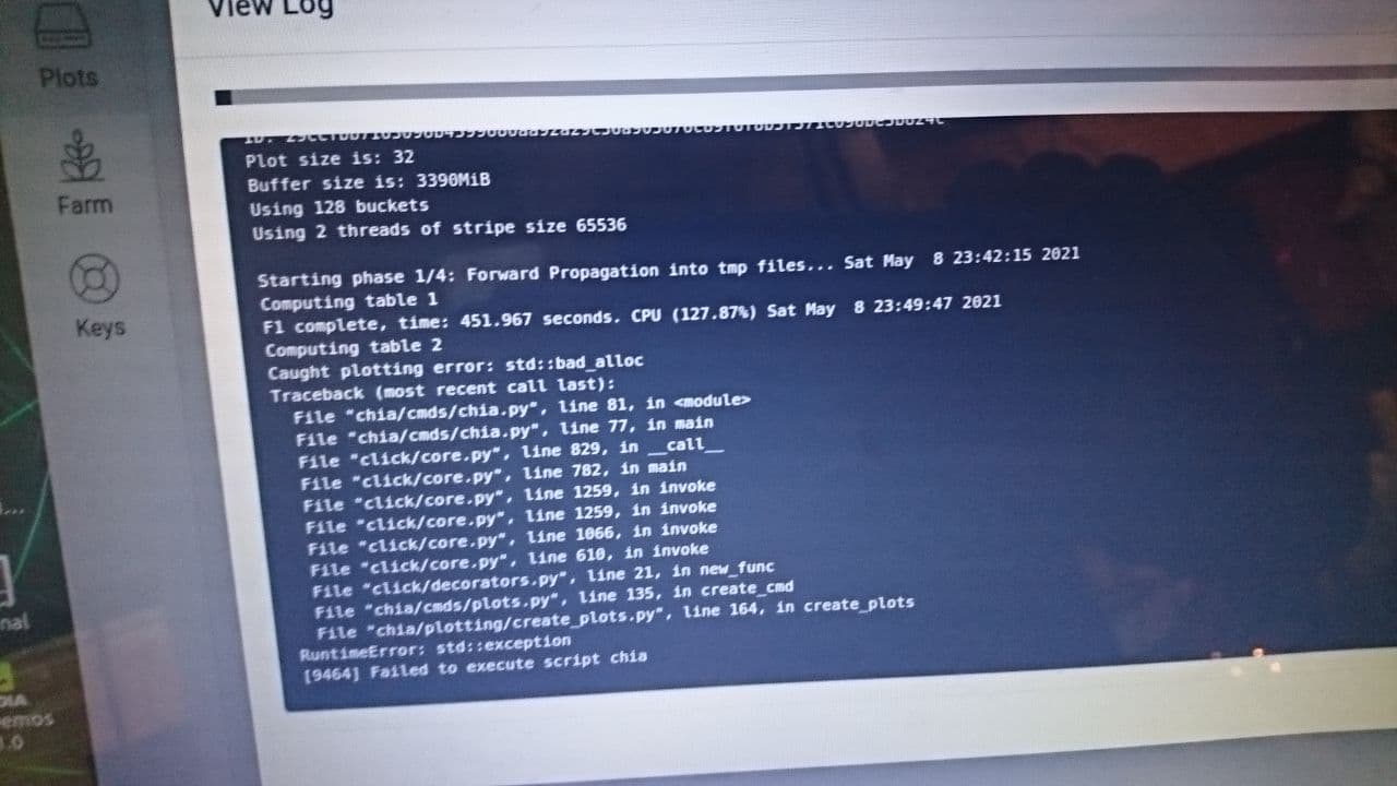 [BUG] RuntimeError: std::exception [8311] Failed to execute script chia · Issue #4241 · Chia ...