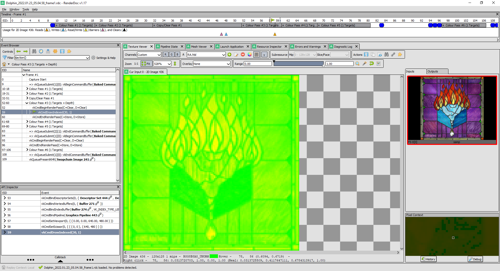 Pixel context looks incorrect when using custom visualization shaders with Vulkan · Issue #2459 ...
