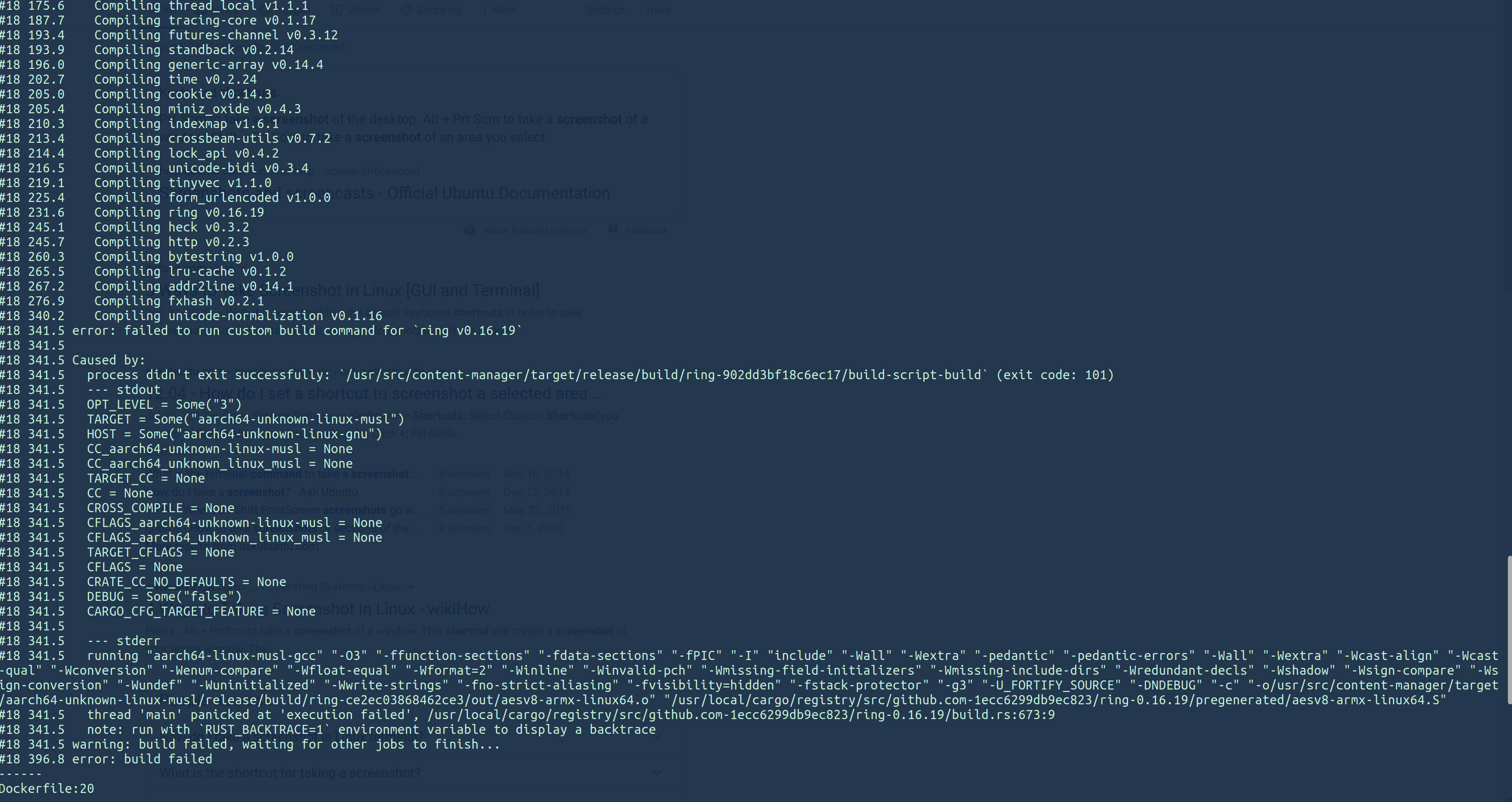 Build Failing Due To Ring Dependency · Issue 1925 · Actixactix Web
