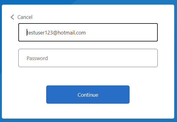 Add "Sign In with Authenticator" link in a self-asserted page · Issue ...