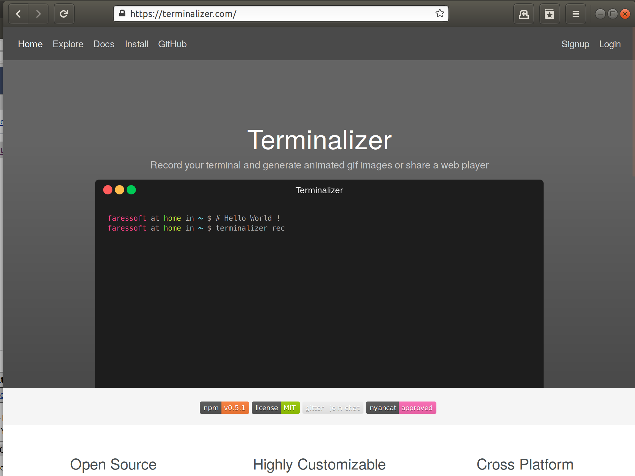 Make WebKitGTK segfaulting on https://terminalizer.com/ · Issue #1390 · harfbuzz/harfbuzz · GitHub