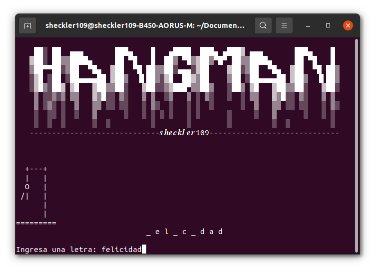 GitHub - sheckler109/Python_Hangman_Game: Basic Python Hangman Game ...