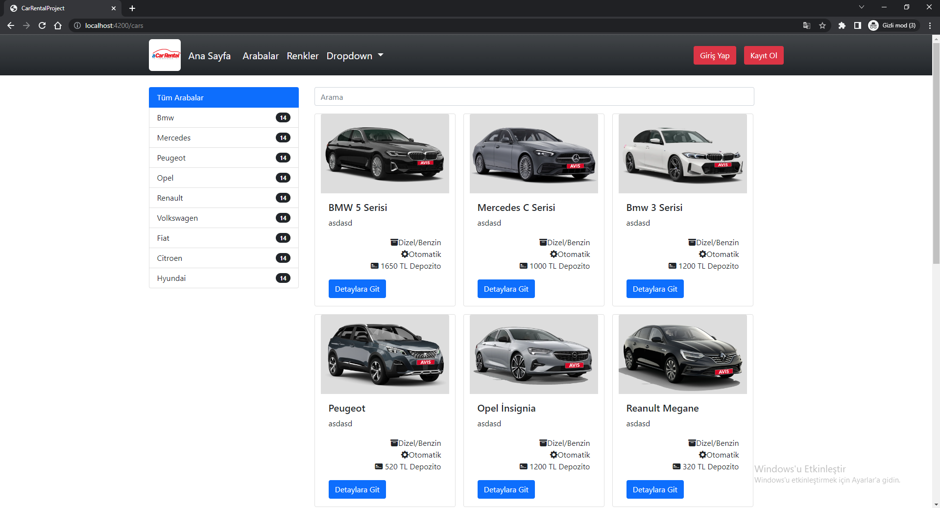 GitHub - emreux/CarRentalProject-Frontend: Kodlama.io C# - Angular Yazılım Geliştirici ...