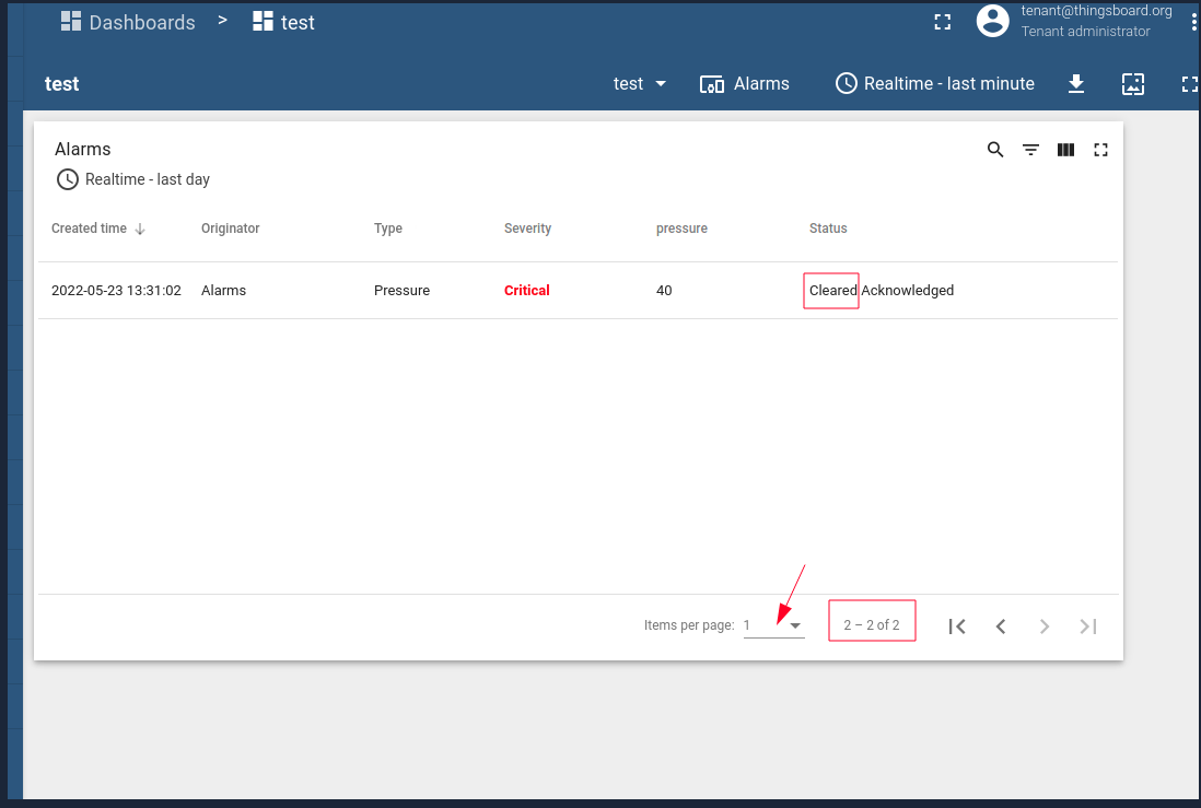 [Bug] Alarm widget - bugs with alarm filter and alarm sources entity with the same key · Issue ...