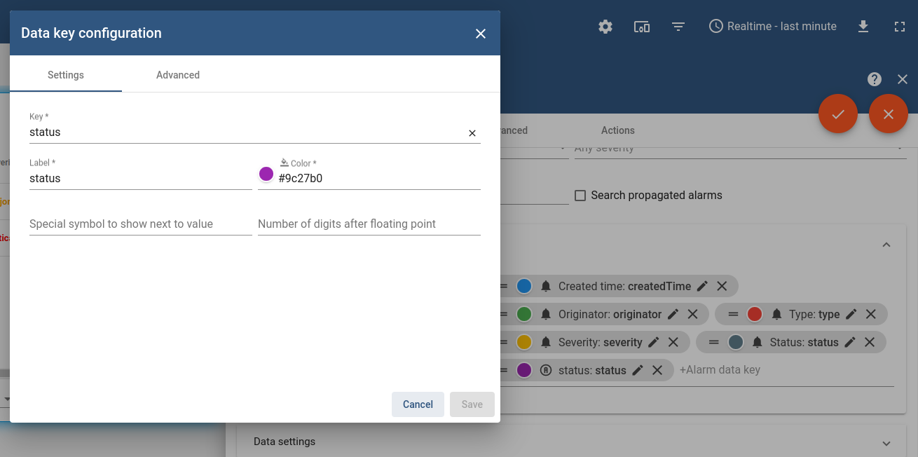 [Bug] Alarm widget - bugs with alarm filter and alarm sources entity with the same key · Issue ...