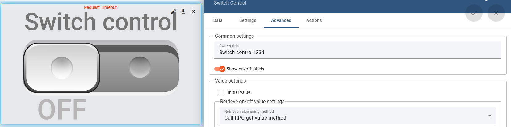 Bug Common Settings On Some Control Widgets Dont Work · Issue 8538 · Thingsboardthingsboard 