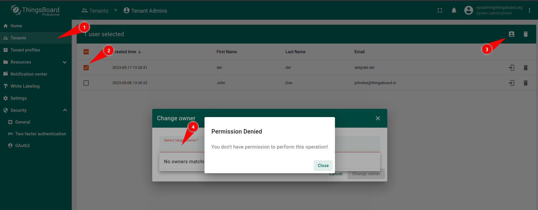 [Bug] Unnecessary functional with tenant users · Issue #8584 · thingsboard/thingsboard · GitHub