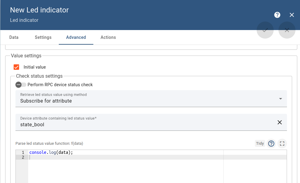 Bug Led Indicator Widget Parse Function Cant Process The String Attribute Value · Issue 8655