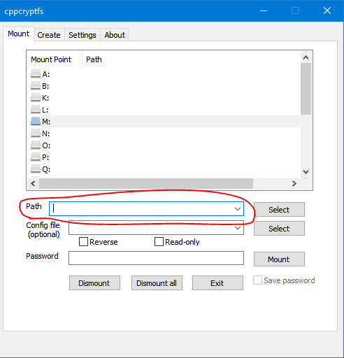 Clear entries under mount path · Issue #129 · bailey27/cppcryptfs · GitHub