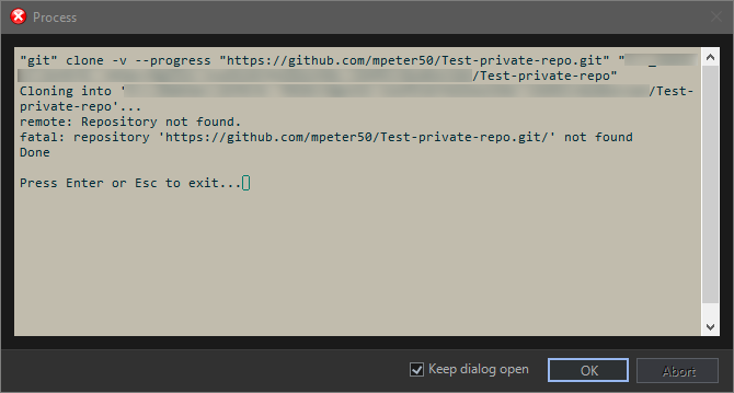 GitHub plugin: unable to clone private repositories · Issue #9131 · gitextensions/gitextensions ...