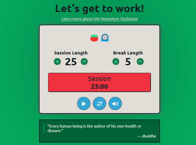 GitHub - aharmon413/pomodoro-timer: A React app implementing the ...