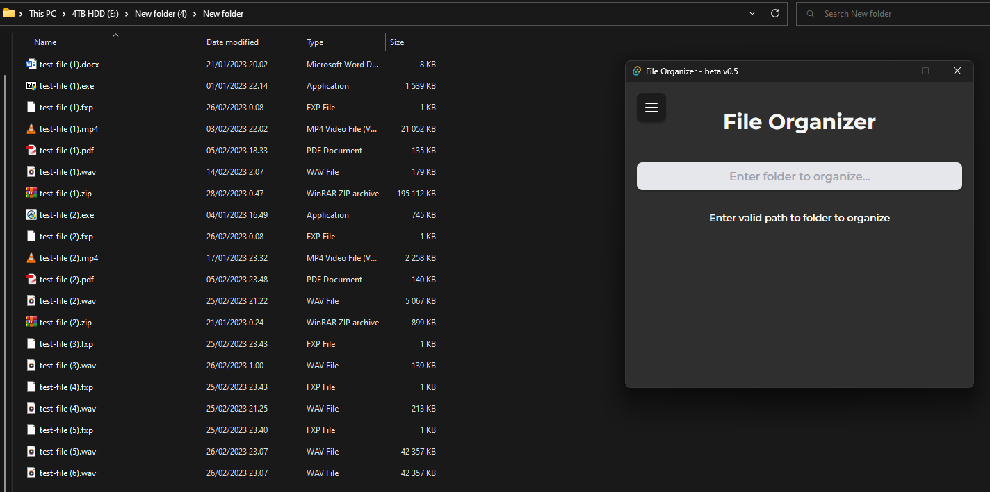 GitHub - juhamikael/FileOrganizer