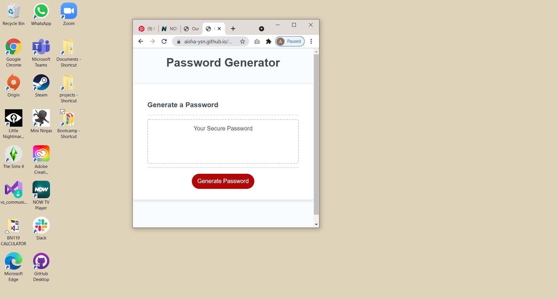 GitHub - aisha-ysn/Password-Generator