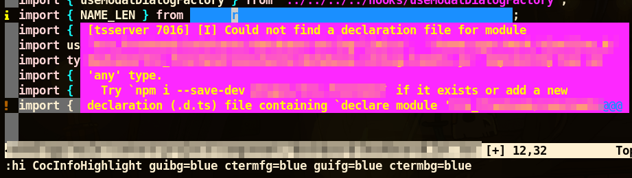 CocHintHighlight does not change the color of the higlight · Issue ...