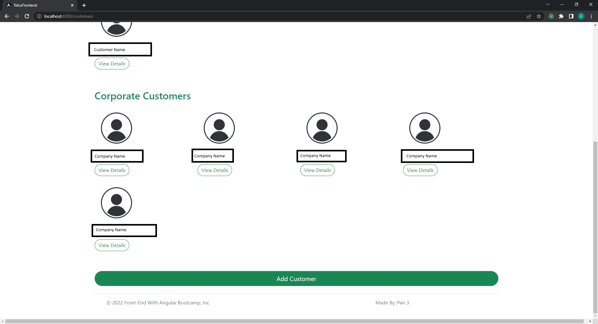 GitHub - melikegoncu/telco-frontend
