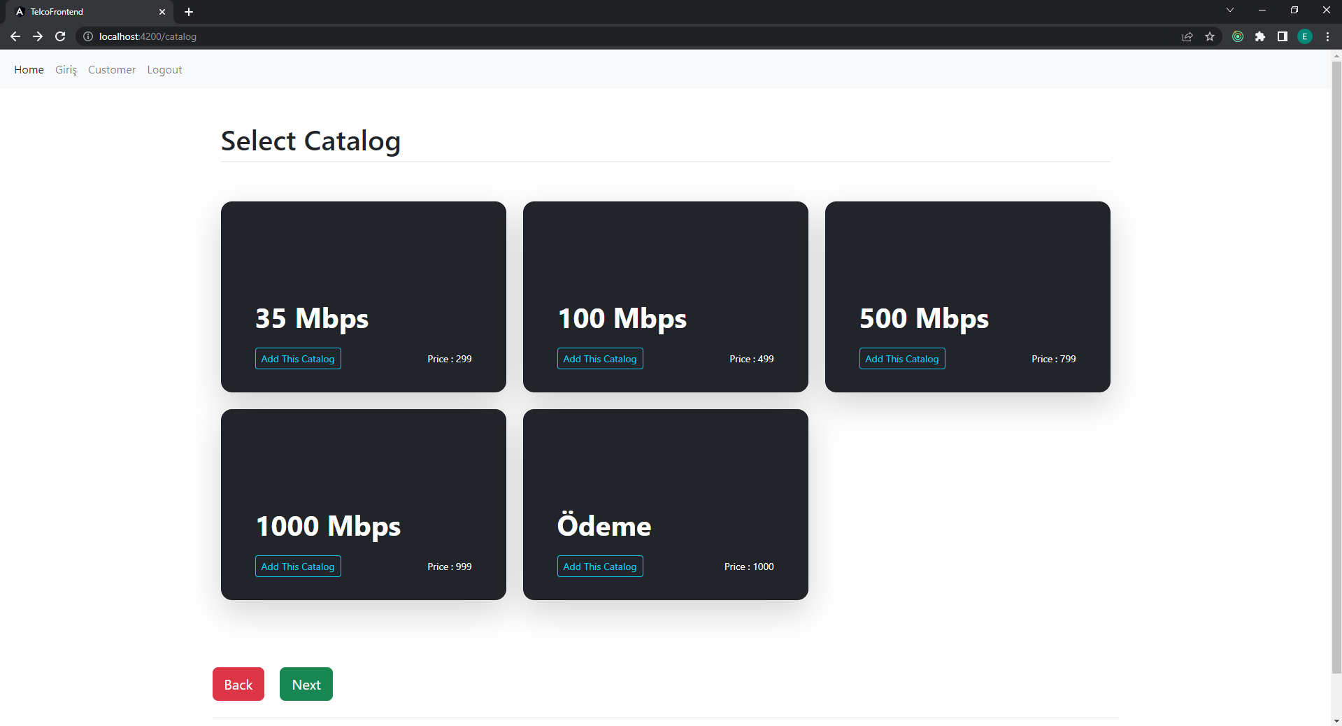 GitHub - melikegoncu/telco-frontend