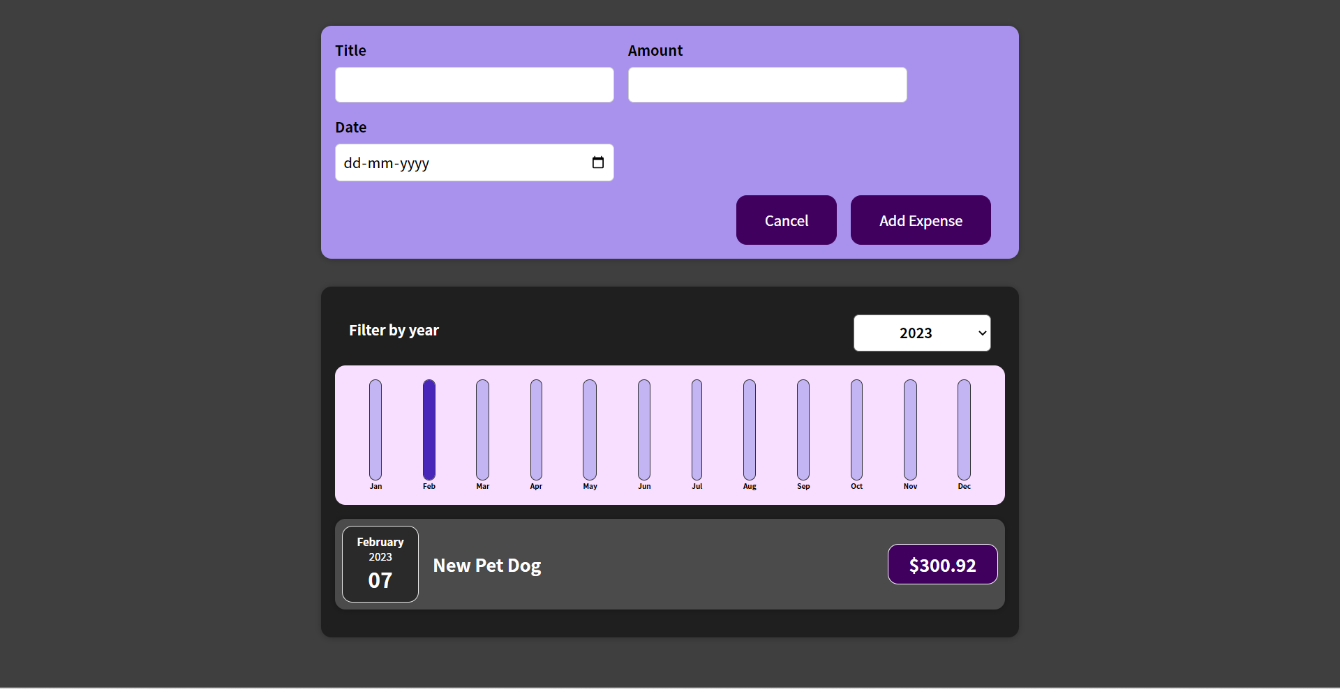 GitHub - harshk18/Expense-Tracker: An expense tracker website to keep track of all your ...