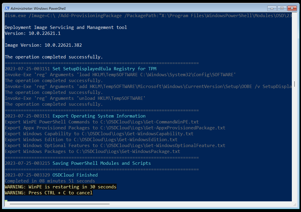 "There is not enough space..." Install Module call · Issue #73 · OSDeploy/OSD · GitHub