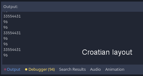 Pressing tilde/grave key on keyboard produces different scancode ...